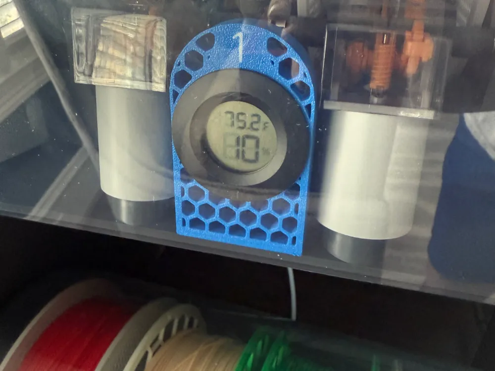 Bambu Thermometer Hygrometer with AMS Numbers - Free 3D Print Model - MakerWorld