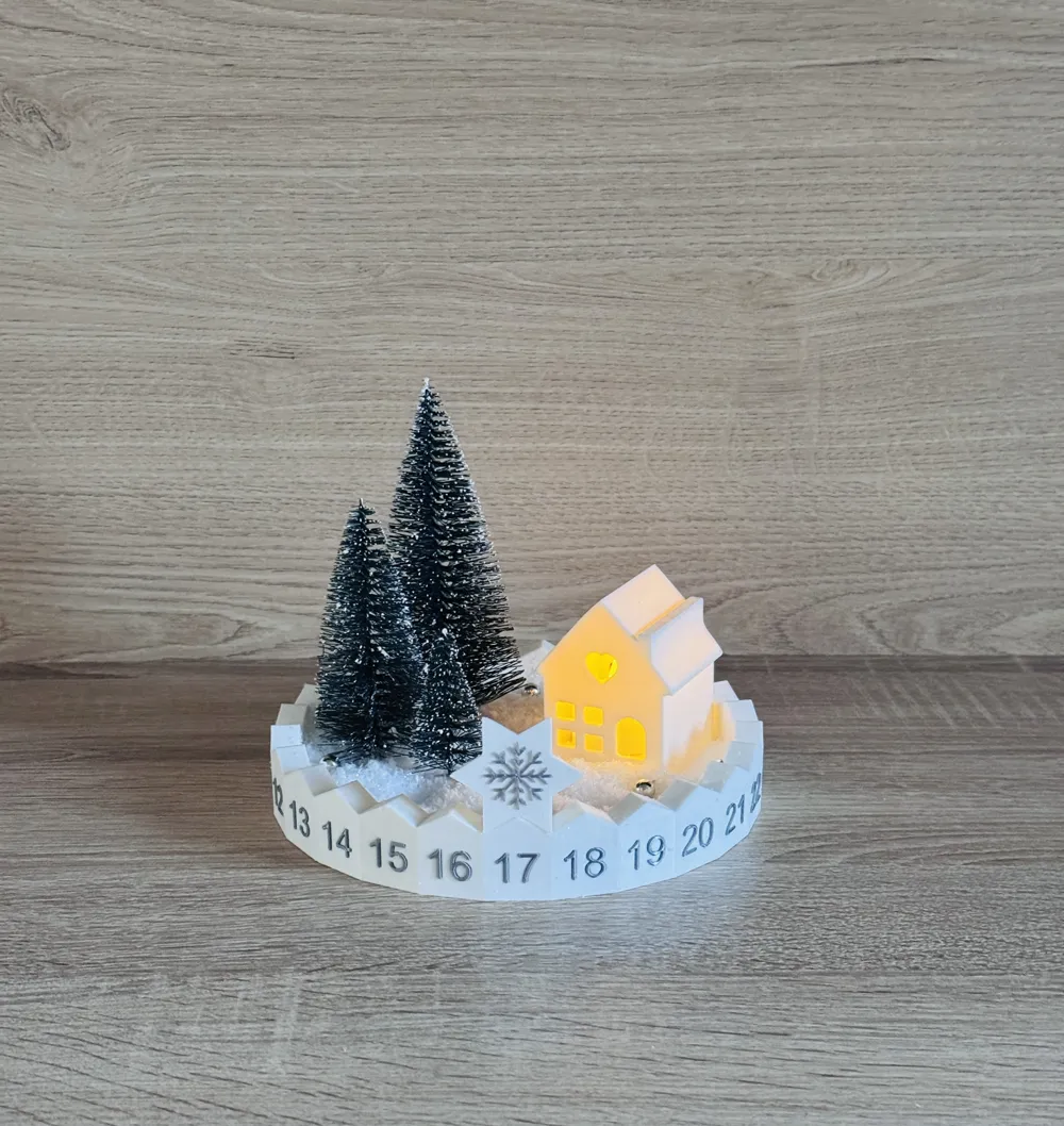 Christmas countdown - Free 3D Print Model - MakerWorld