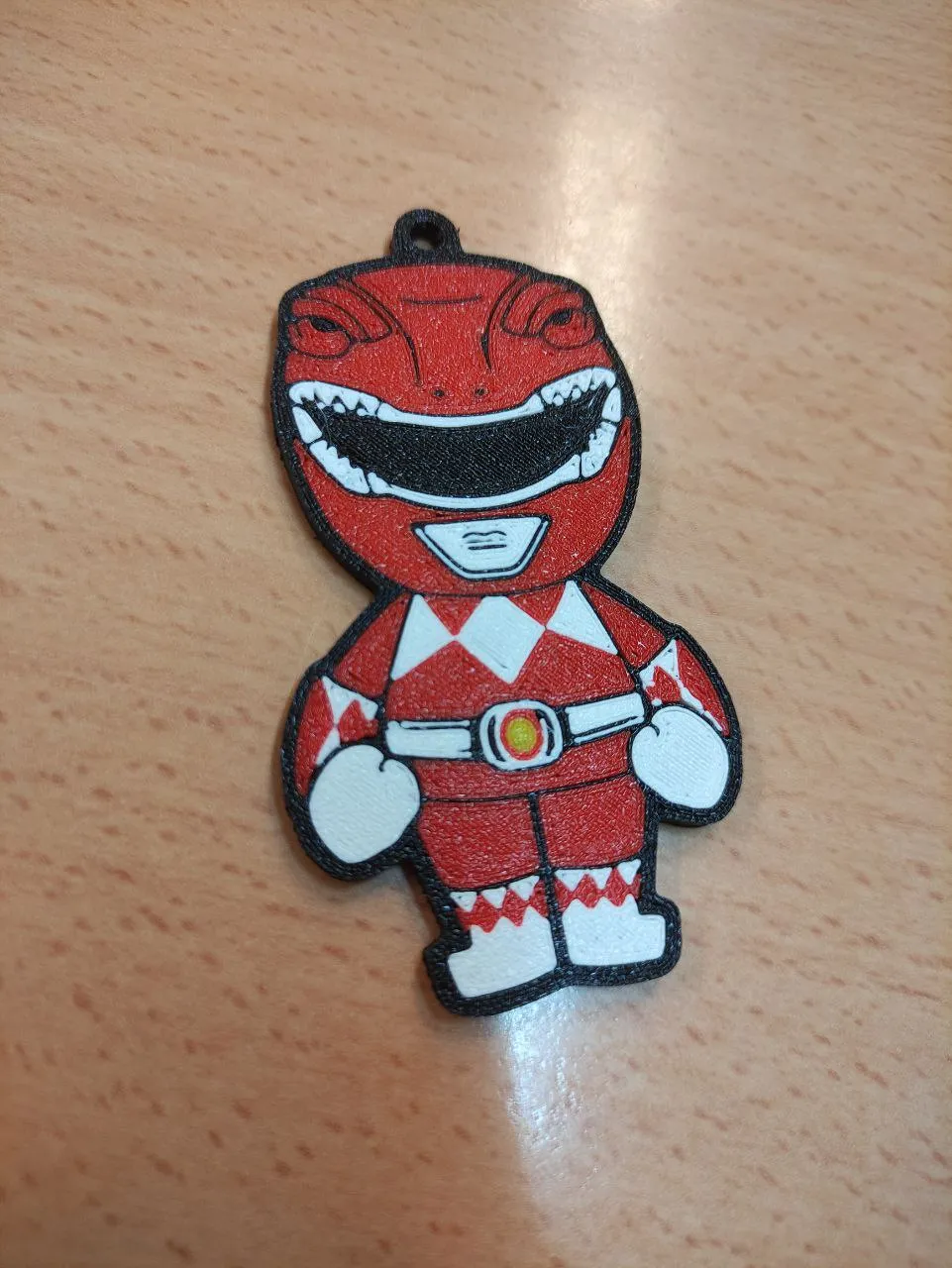 Chibi Power Ranger Red Keychain by Juanill0 - MakerWorld
