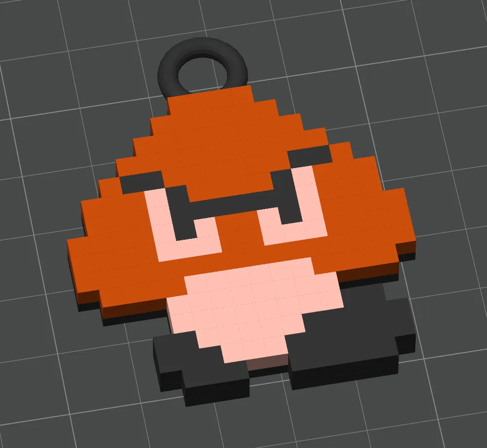 Goomba Keychain by Tom8520 - MakerWorld