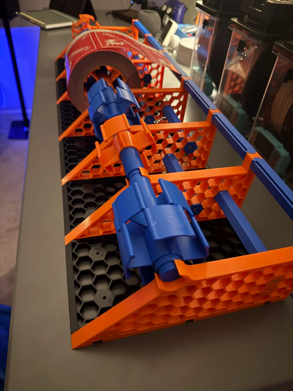 Industrial Sticker Label Reel Dispenser - Free 3D Print Model - MakerWorld