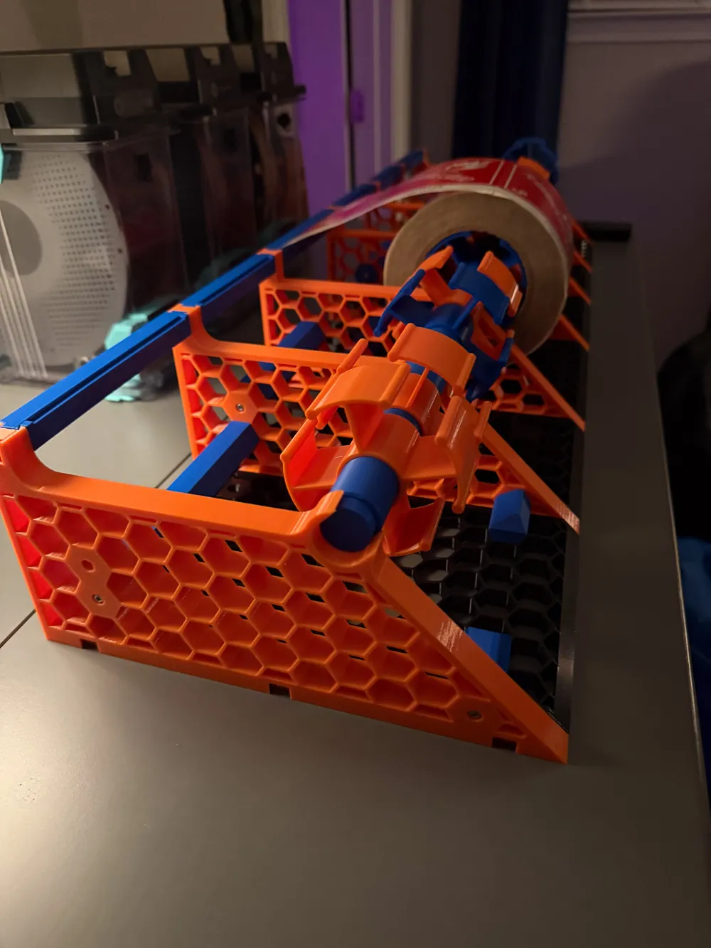 Industrial Sticker Label Reel Dispenser - Free 3D Print Model - MakerWorld