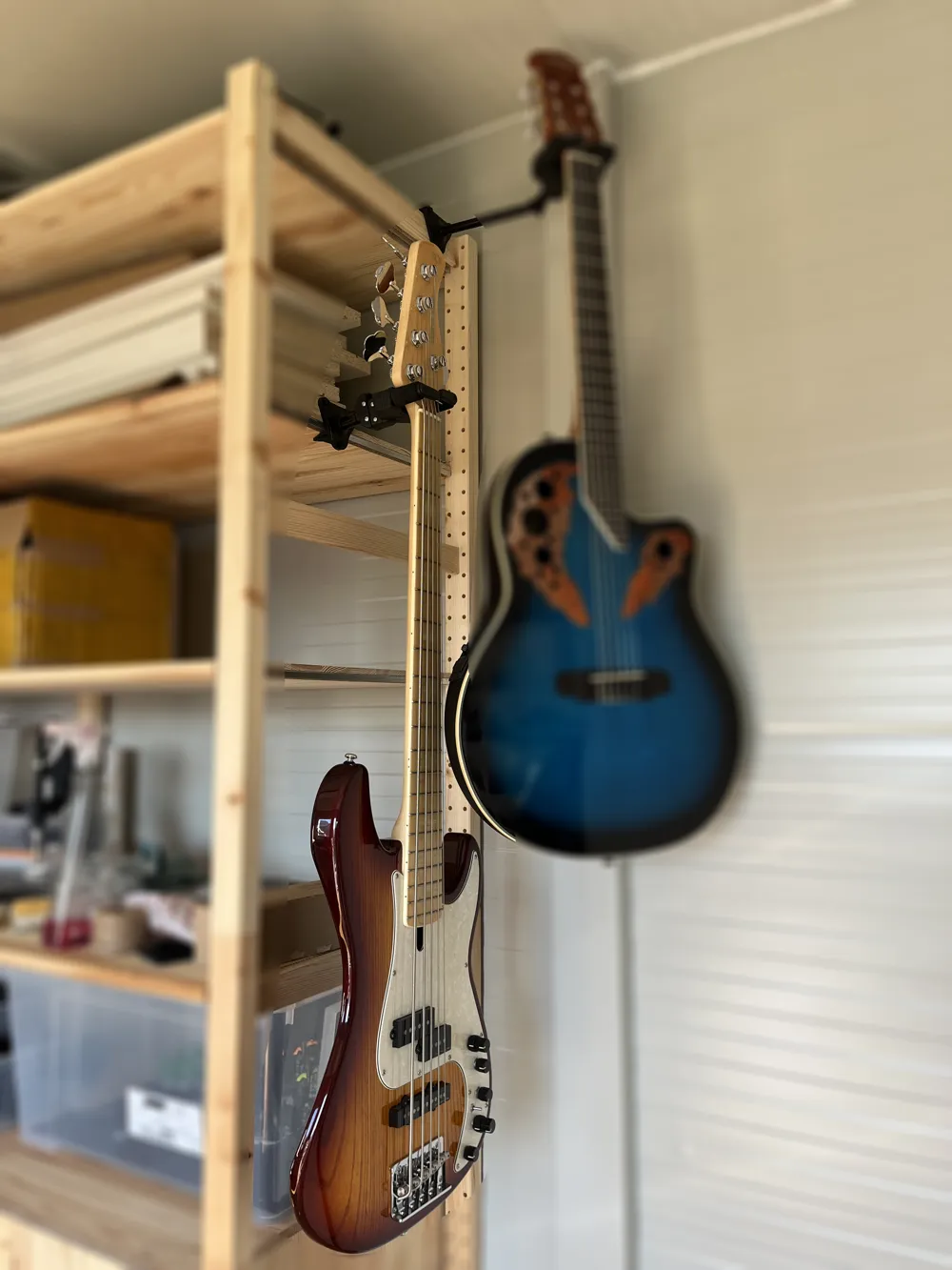 Hercules guitar hanger adapter for Ikea Ivar shelf - Free 3D Print ...
