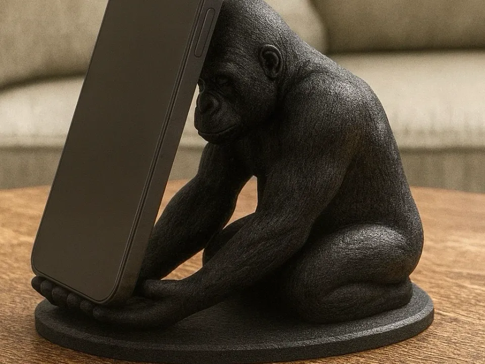 Gorilla Phone Holder by UKJ Studio MakerWorld: Download Free 3D Models