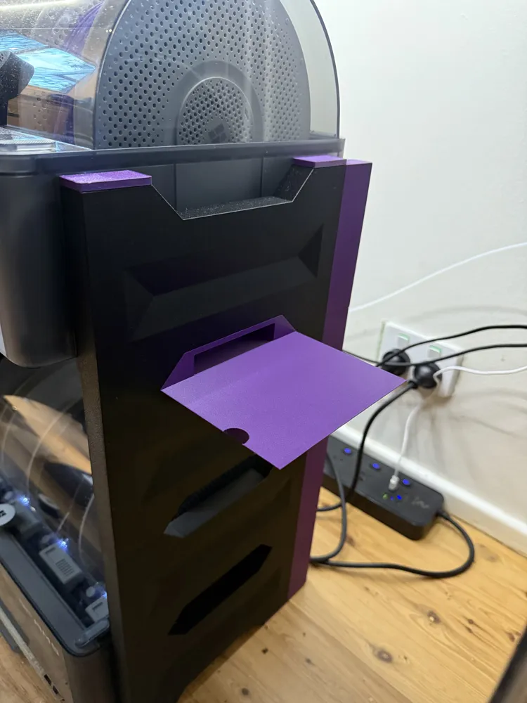 AMS HT shelf for AMS Stacking system (Jaxel) by BeardedRhino MakerWorld: Download Free 3D Models