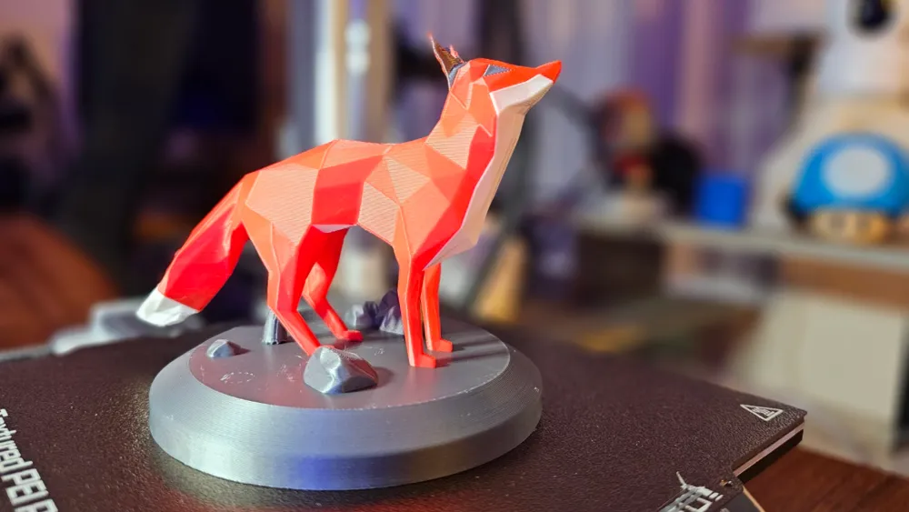 Low poly fox model by cyberjo50 - MakerWorld
