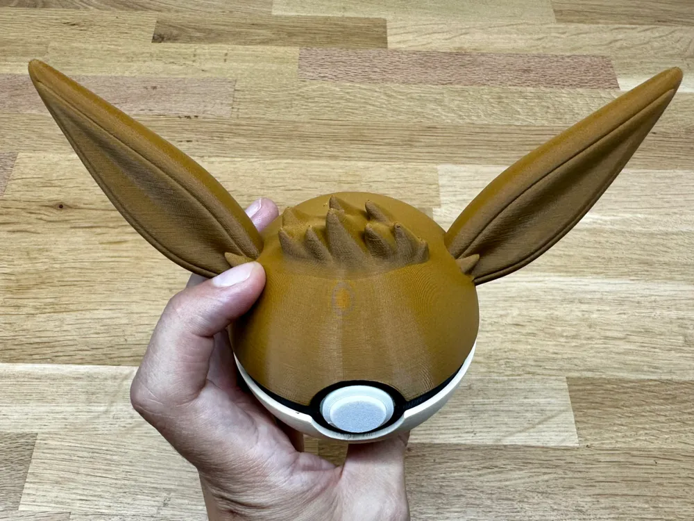 Eevee Ball - Pokemon - Pokeball Functional by Torikami MakerWorld ...