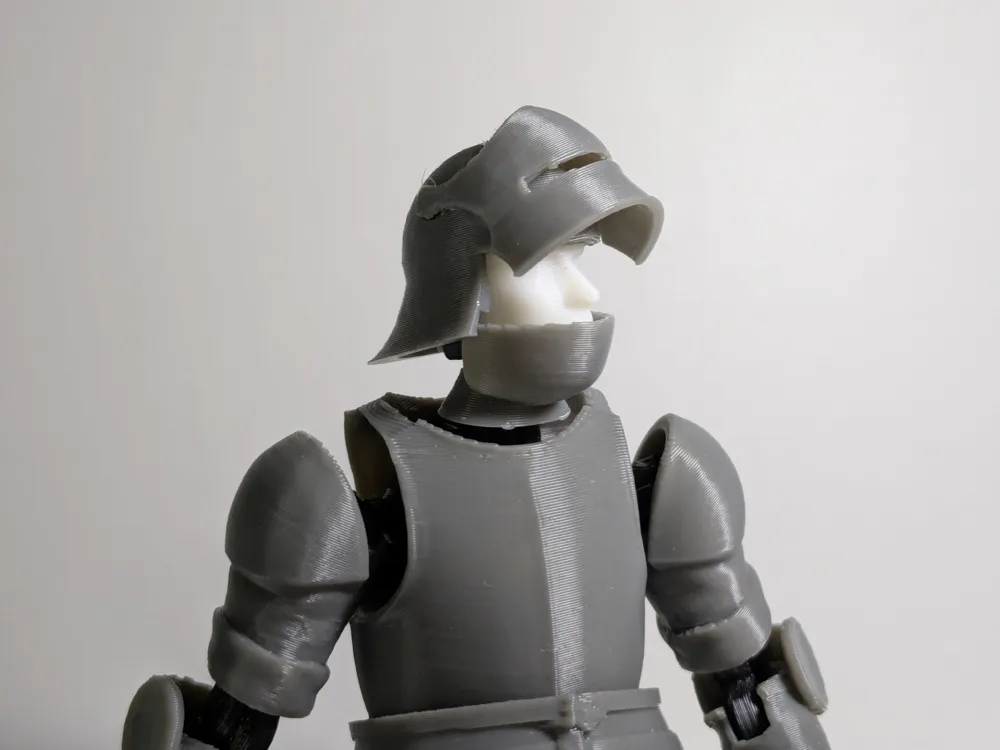 Sallet helmet for Knight Dummy 13 - Free 3D Print Model - MakerWorld