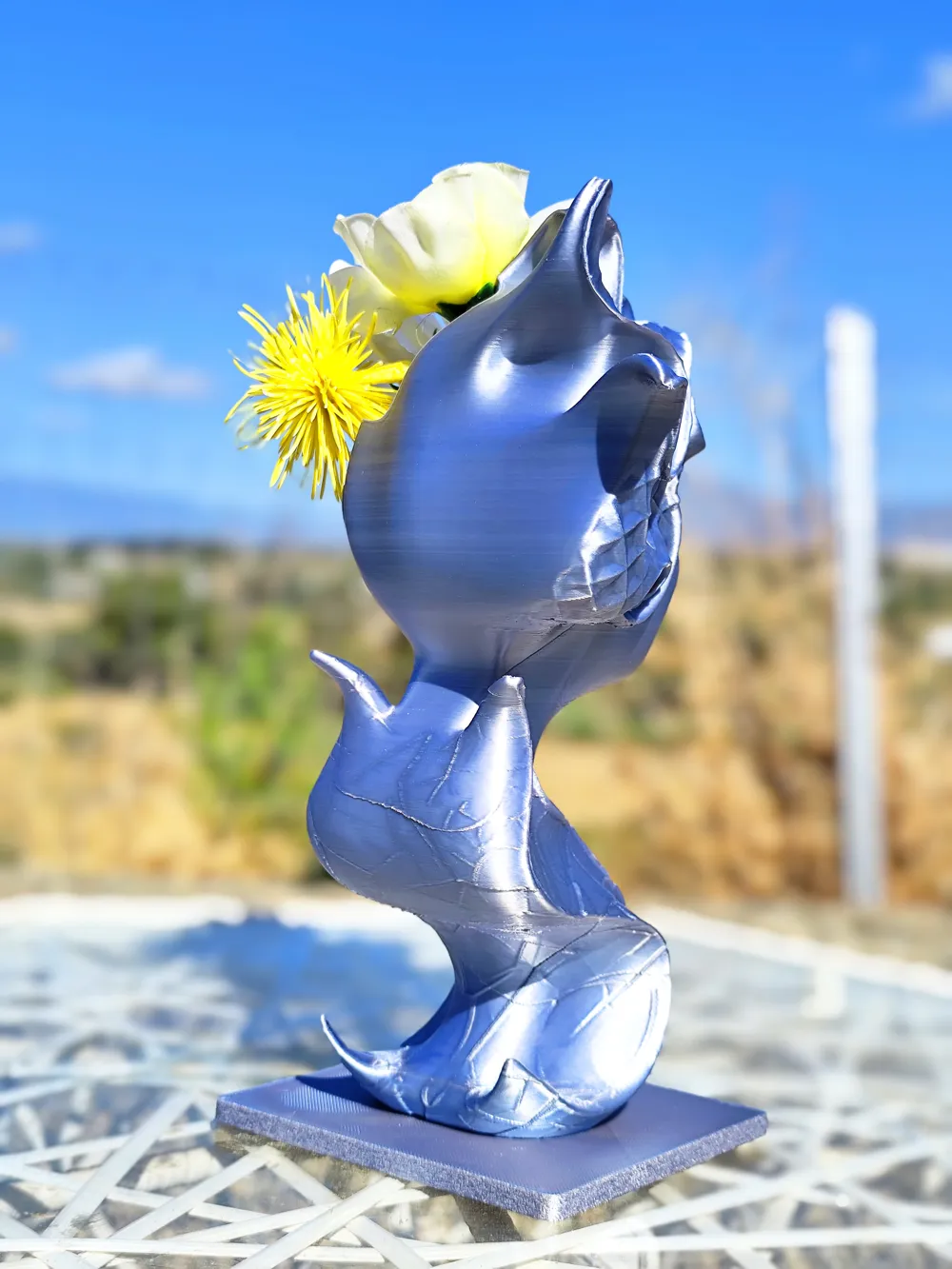 Swirl Hair Female Bust Vase - Free 3D Print Model - MakerWorld