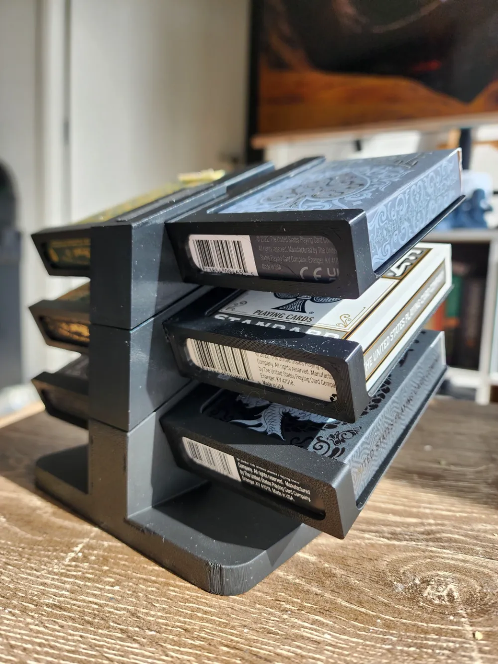 Stackable Modular Playing Card Deck Display Stand by LemonySnicket ...