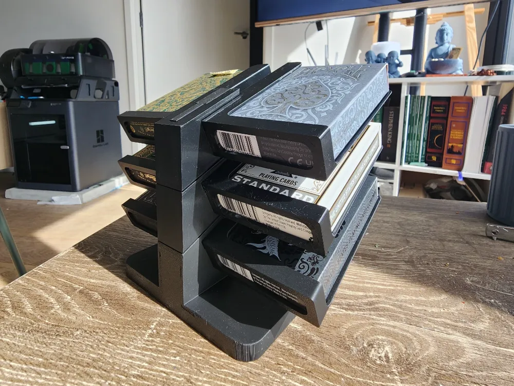 Stackable Modular Playing Card Deck Display Stand by LemonySnicket ...