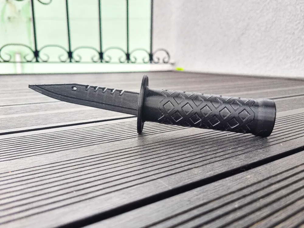 Survival Knife / Collapsing Dagger Knife by Mr_Andre MakerWorld ...