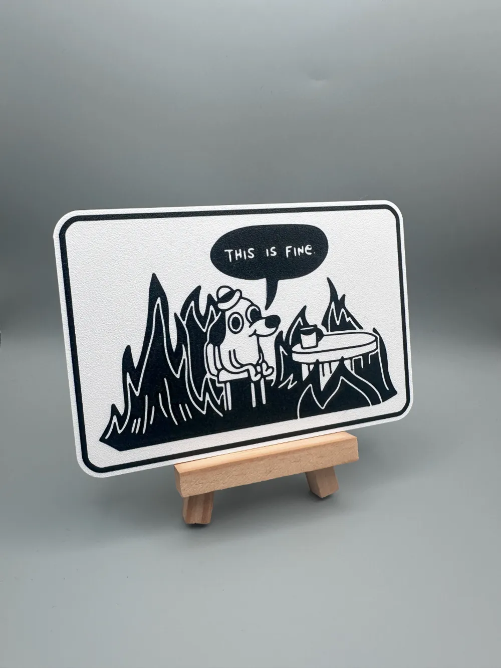 Das ist fein – Meme Schild von Muovi - MakerWorld