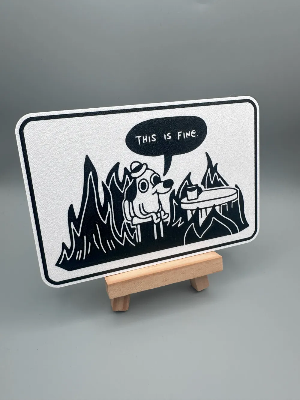 Das ist fein – Meme Schild von Muovi - MakerWorld