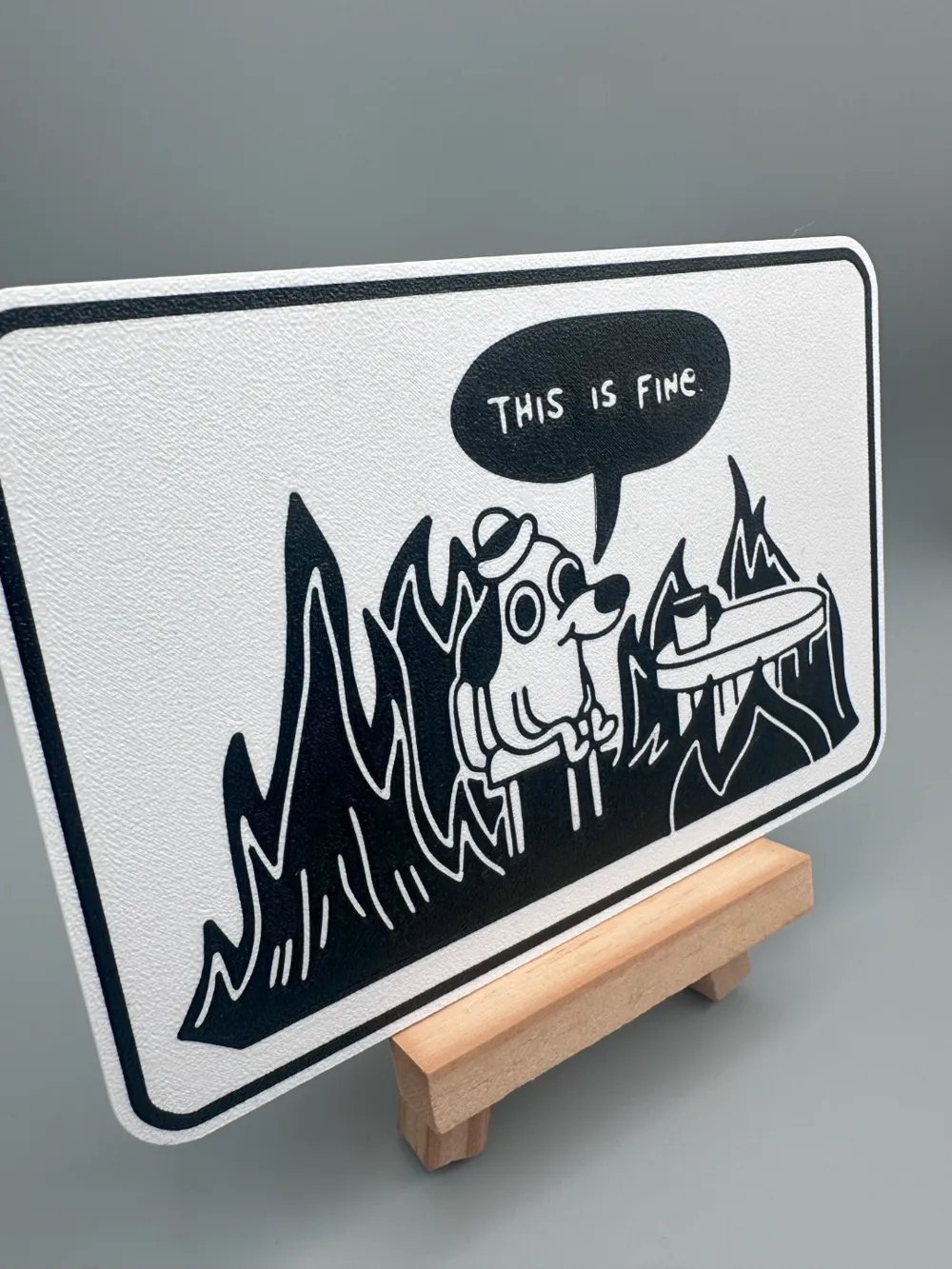 Das ist fein – Meme Schild von Muovi - MakerWorld