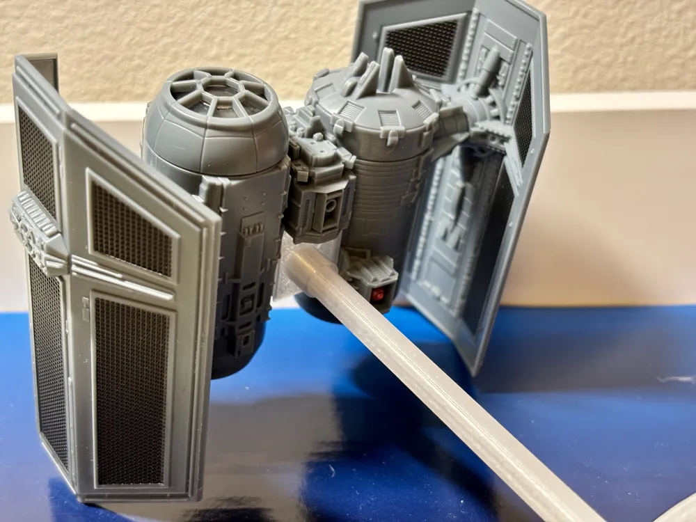 Star Wars MGS Tie Bomber Custom Stand - Free 3D Print Model - MakerWorld