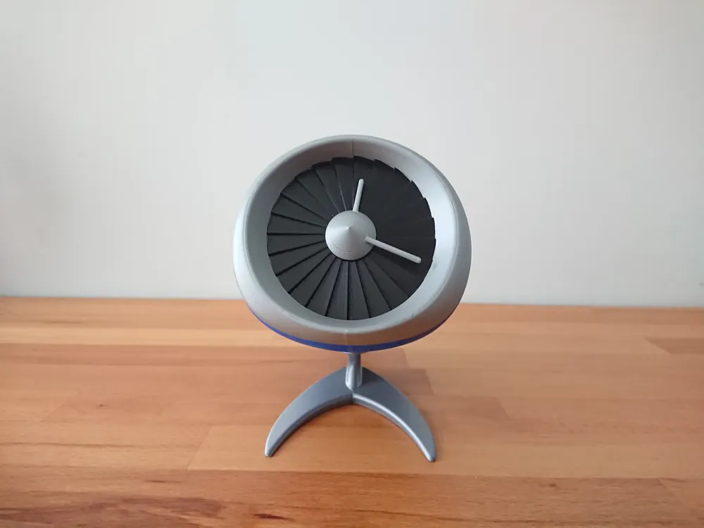Jet Engine Clock by mkl3D - MakerWorld