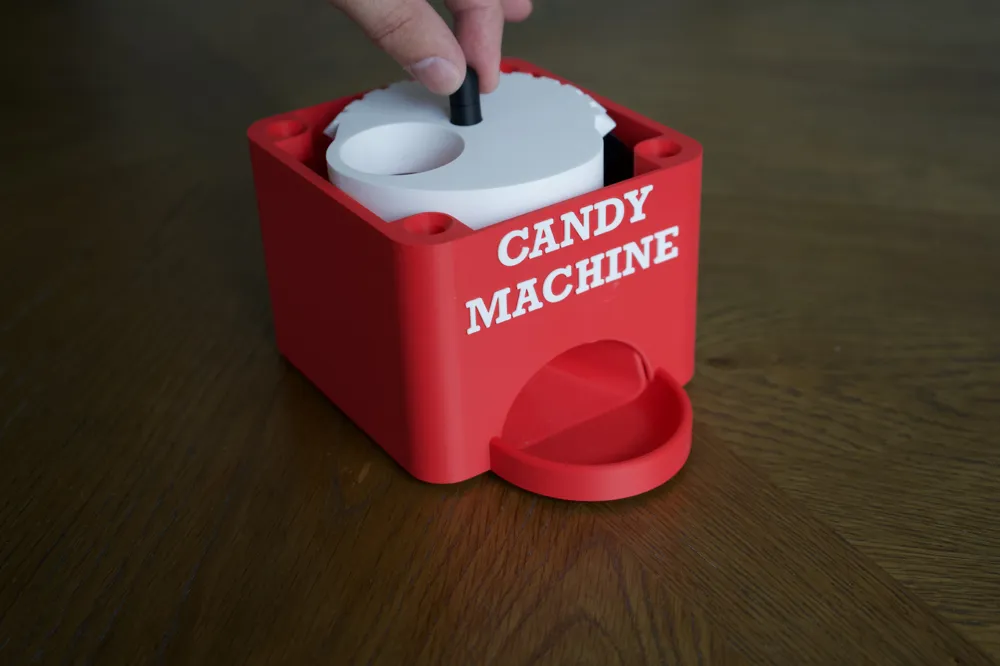The Ultimate Candy Machine | Jackpot M&M Dispenser - Free 3D Print ...