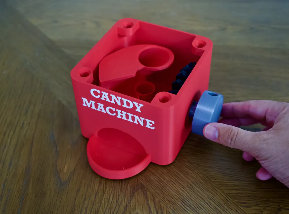 The Ultimate Candy Machine | Jackpot M&M Dispenser - Free 3D Print ...