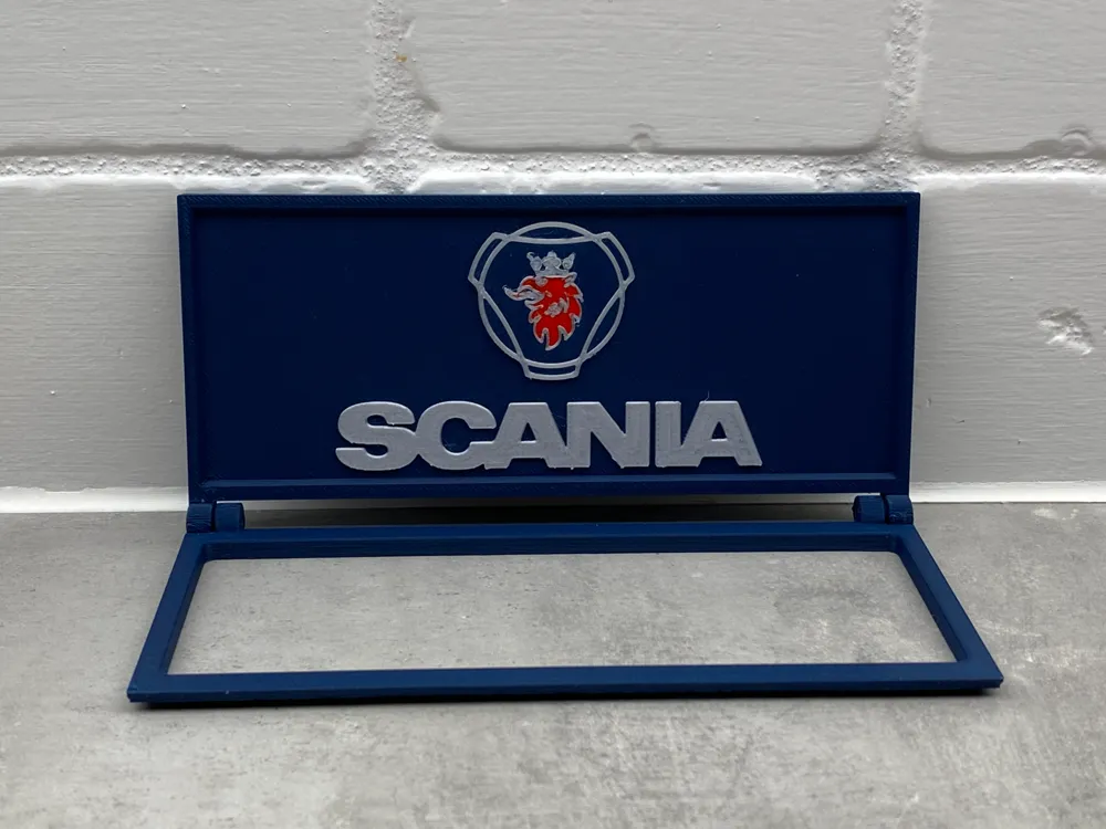 Lid for Scania truck Desk Work Toolbox Pen Holder by Mrtk1970 - MakerWorld