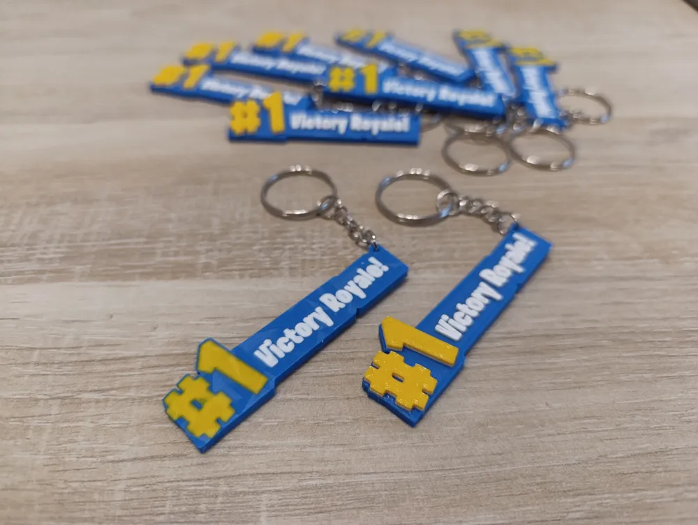 Fortnite victory royale keychain by Kralevic - MakerWorld