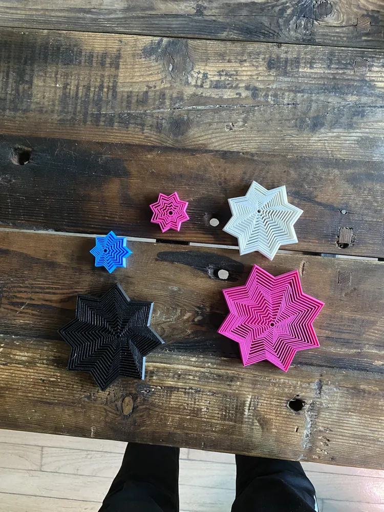 fidget stars v2 - Free 3D Print Model - MakerWorld