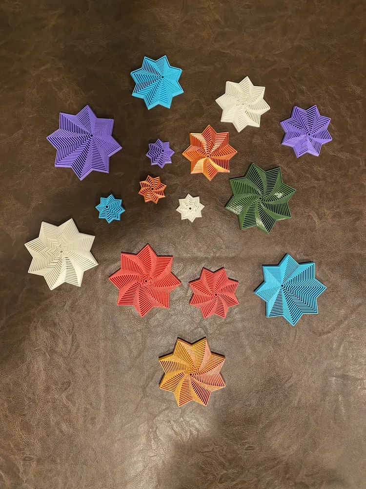 fidget stars v2 - Free 3D Print Model - MakerWorld