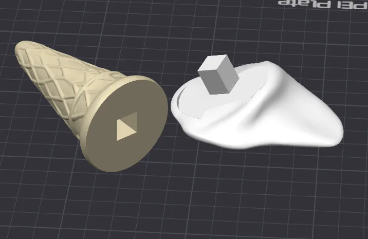 Melting Ice Cream Door Stopper / Funny Door Stop - Free 3D Print Model ...