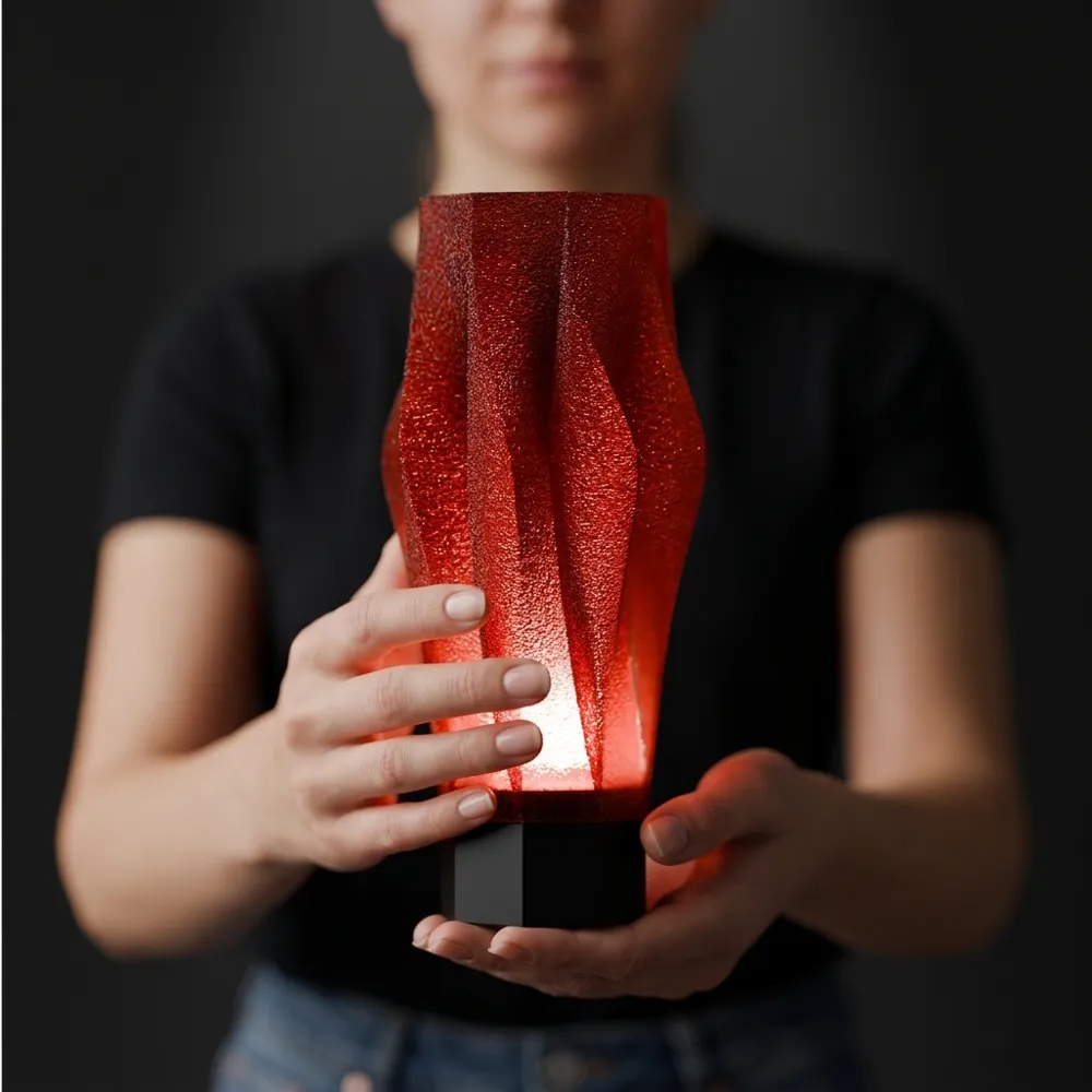 Elegant Finned Lamp. Bambu Lamp Kit. MH001 - Free 3D Print Model ...