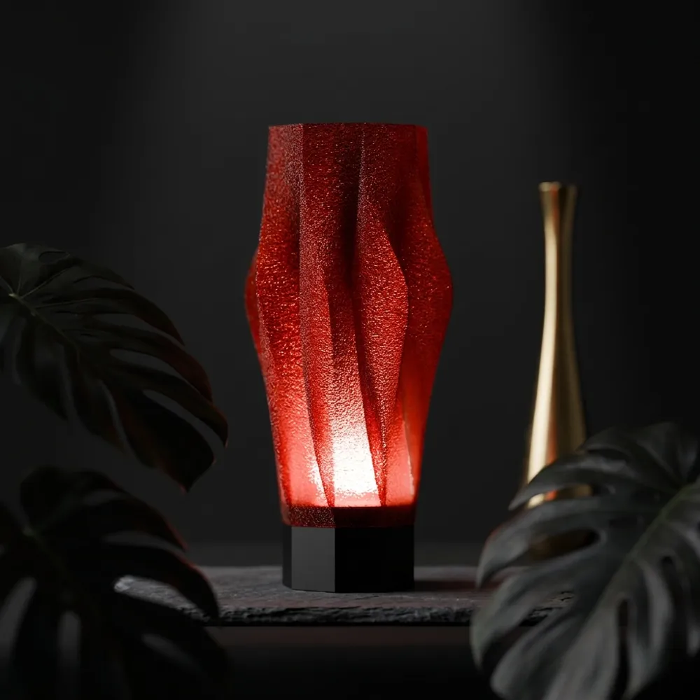 Elegant Finned Lamp. Bambu Lamp Kit. MH001 - Free 3D Print Model ...