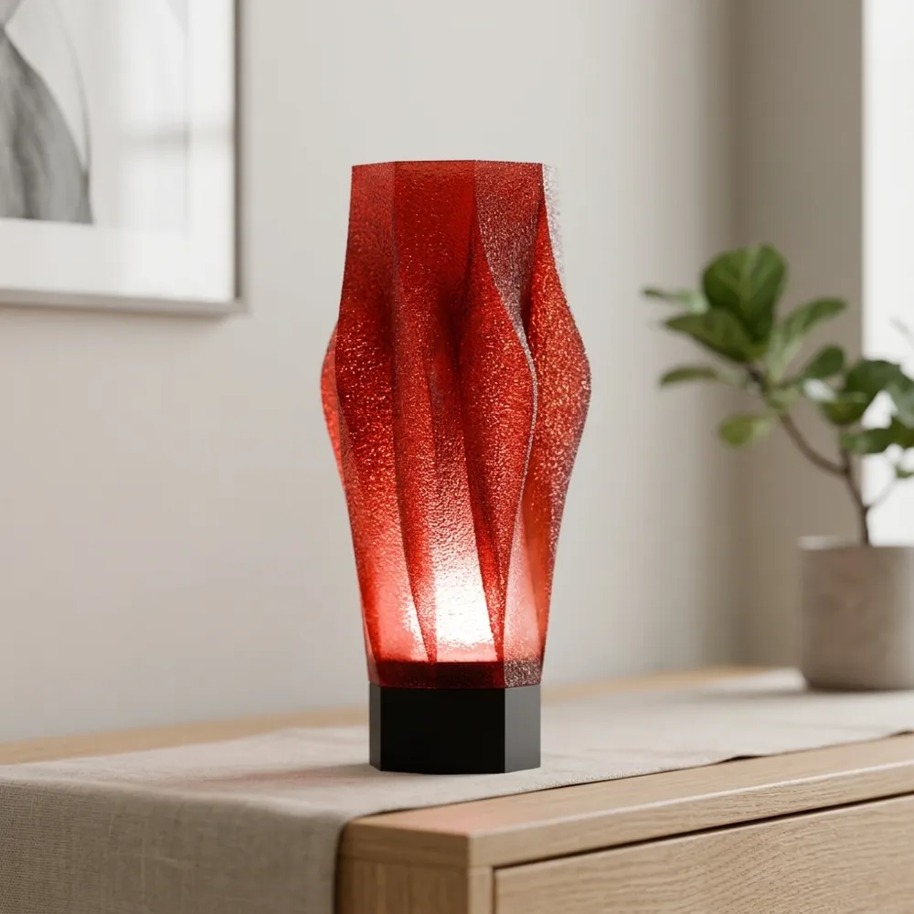 Elegant Finned Lamp. Bambu Lamp Kit. MH001 - Free 3D Print Model ...