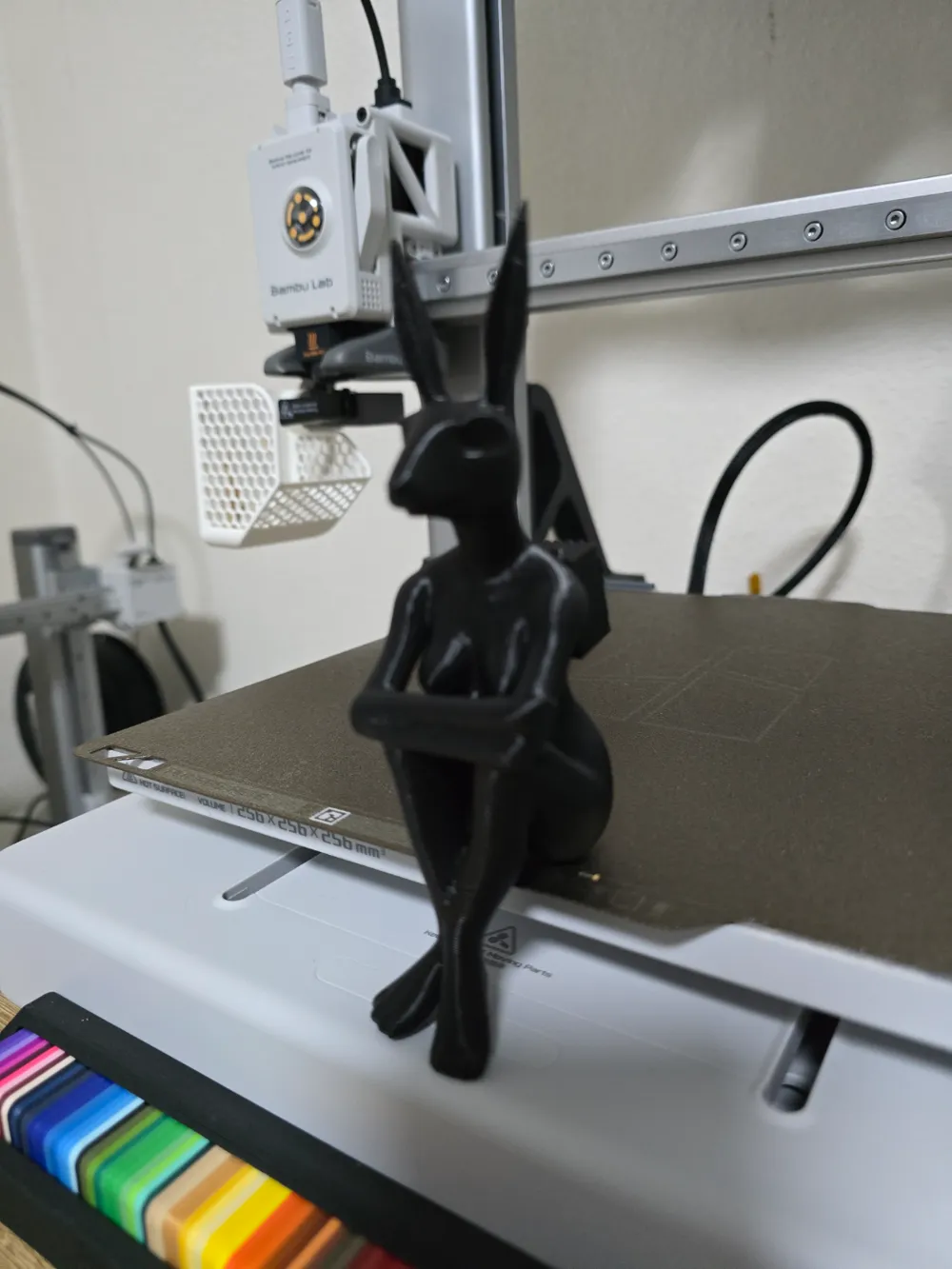 sitting bunny with human body by Regis - MakerWorld