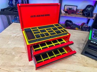 Gridfinity - Harbor Freight Mini Toolbox by Uncle Jessy MakerWorld: Download Free 3D Models