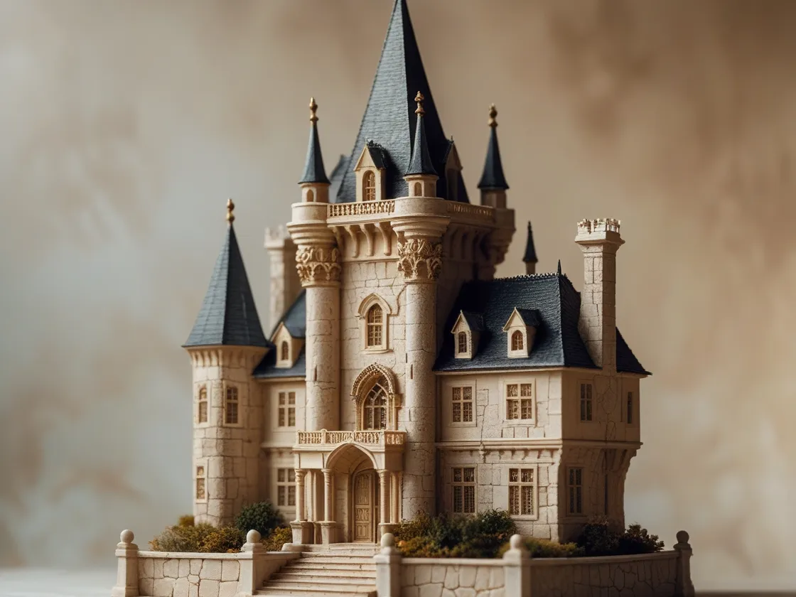 Medieval Noble Residence miniature 037 by Wizualizer MakerWorld ...