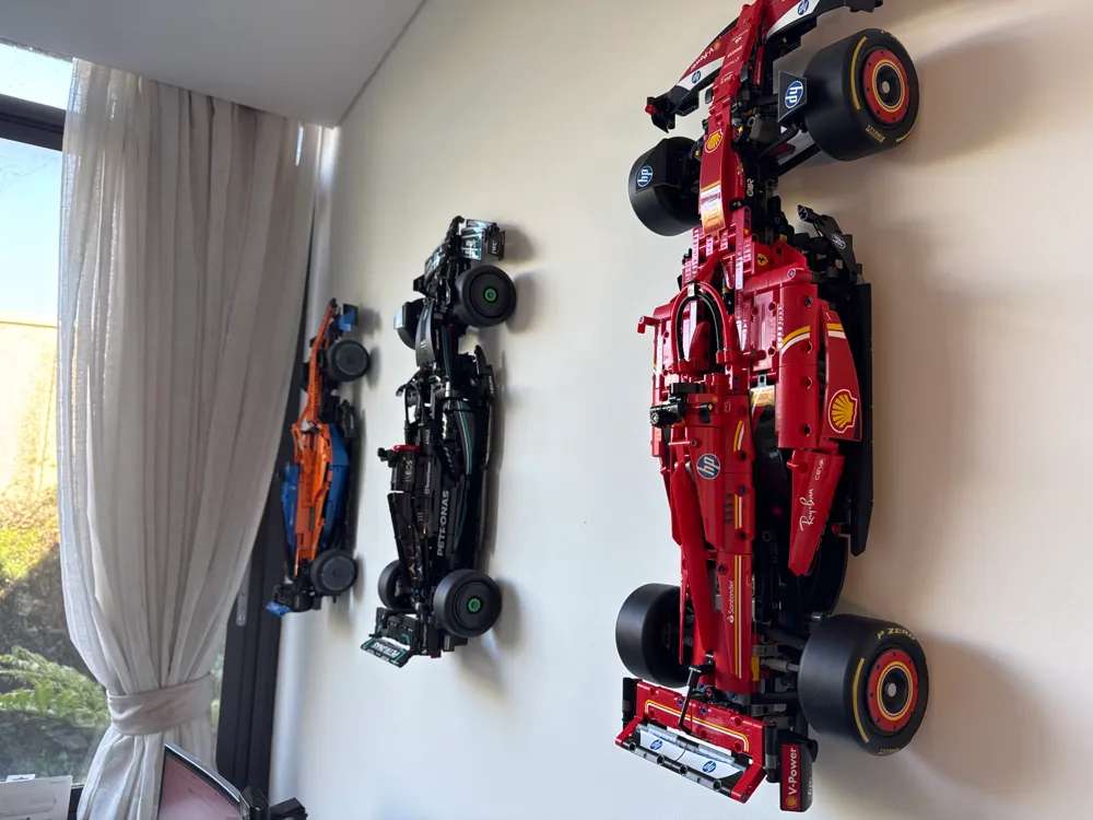 42207 Ferrari SF-24 F1 car wall mount - Free 3D Print Model - MakerWorld