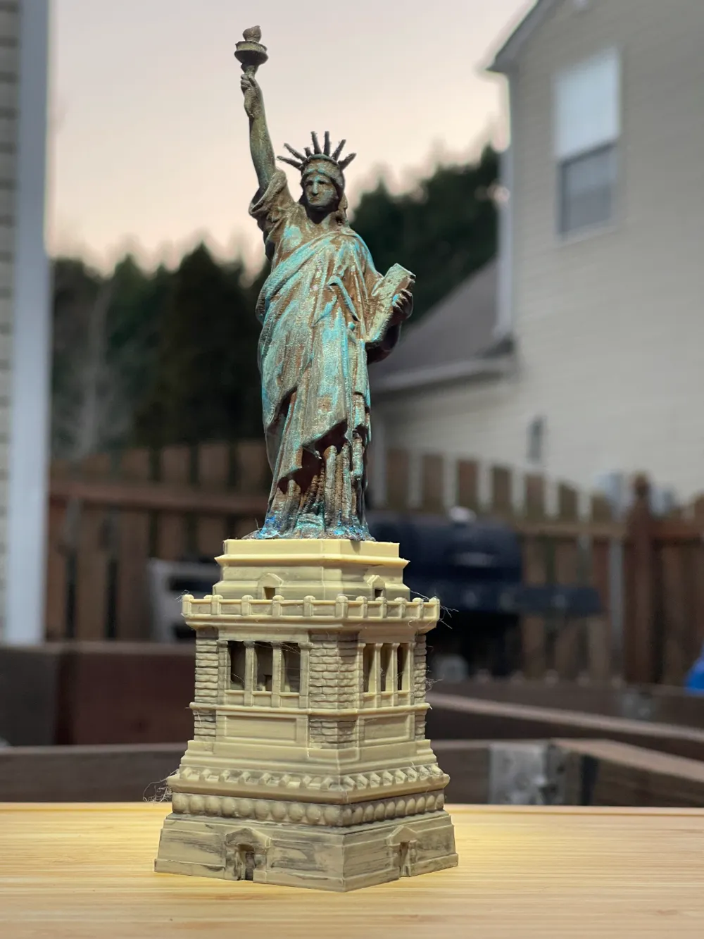 Statue Of Liberty - Realistic, no supports - Free 3D Print Model ...