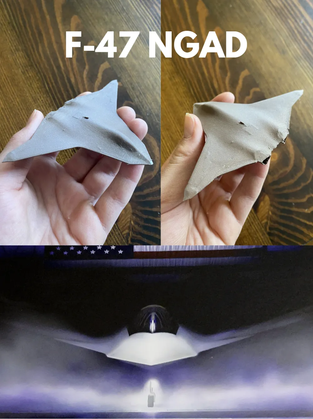 F-47 NGAD - Aircraft Model - Free 3D Print Model - MakerWorld