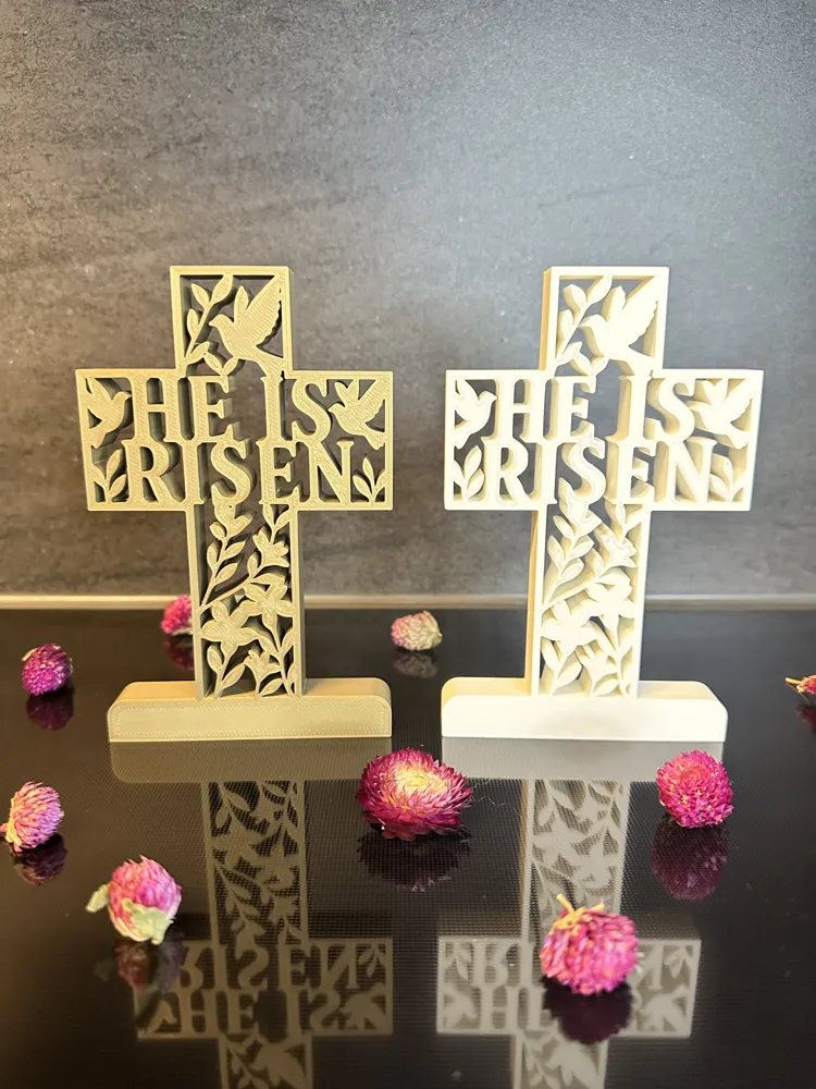 He is Risen display, Easter display by AromaPrint MakerWorld: Download ...