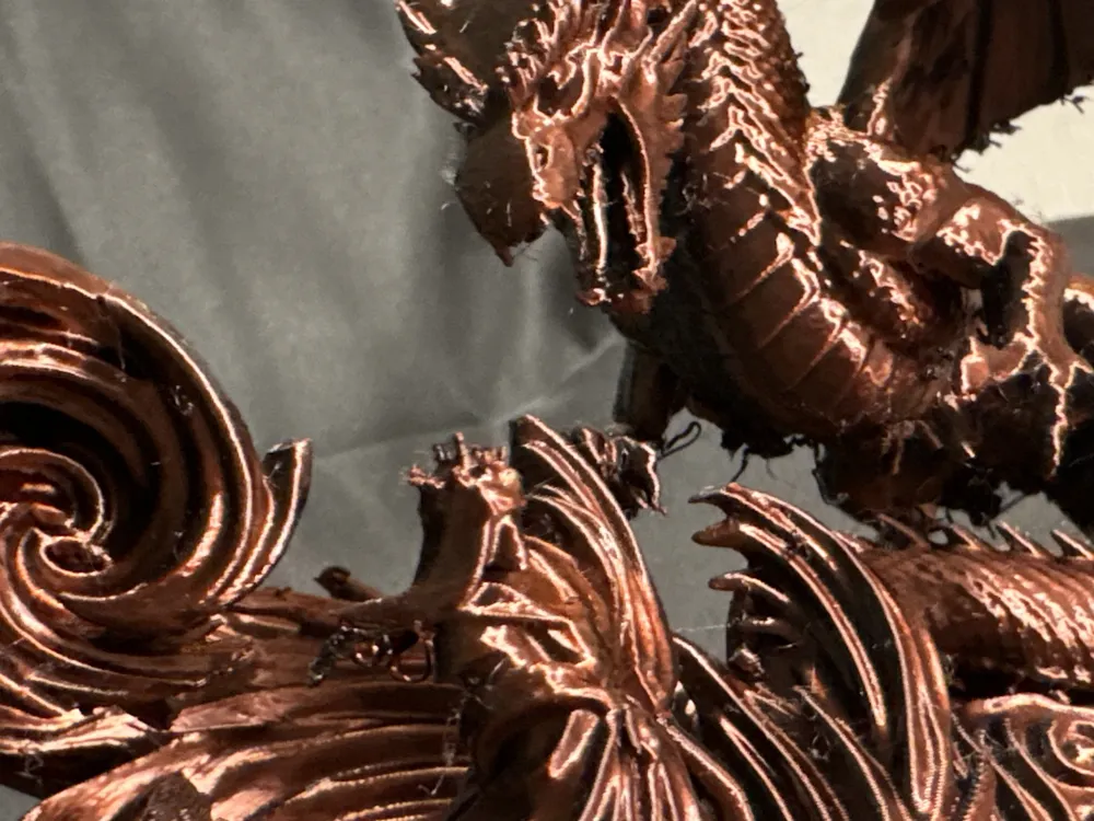 The Ancient Duel: Elder Dragon vs. Arcane Wizard - Free 3D Print Model ...