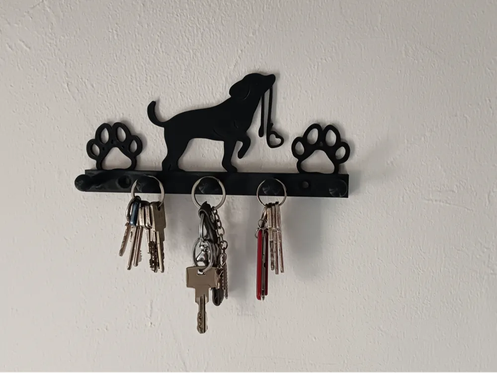 Hunde Schlüsselbrett / Dogs Key hooks by Mellowman MakerWorld: Download ...