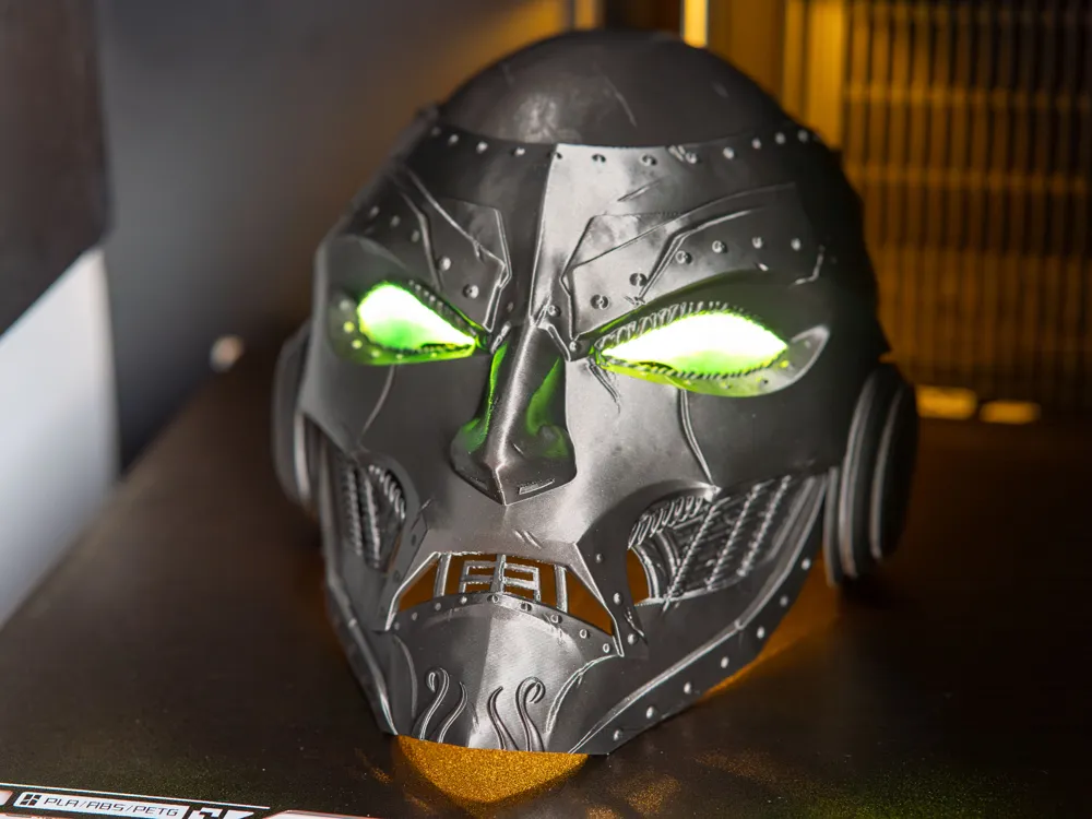 Dr. Doom Mask (Life Size) - Marvel by sarwtin MakerWorld: Download Free ...
