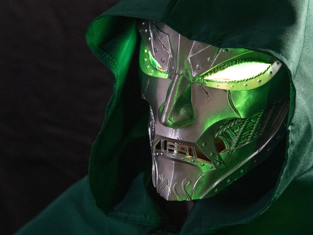 Dr. Doom Mask (Life Size) - Marvel - Free 3D Print Model - MakerWorld