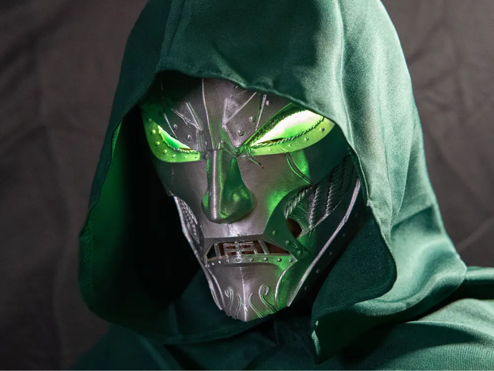 Dr. Doom Mask (Life Size) - Marvel by sarwtin MakerWorld: Download Free ...