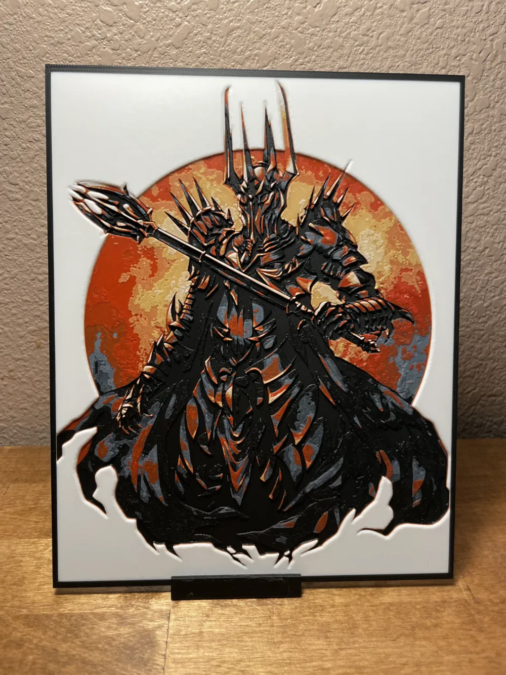 Hueforge - LOTR - Sauron's Red Sun by Cloudy Nostalgia MakerWorld ...