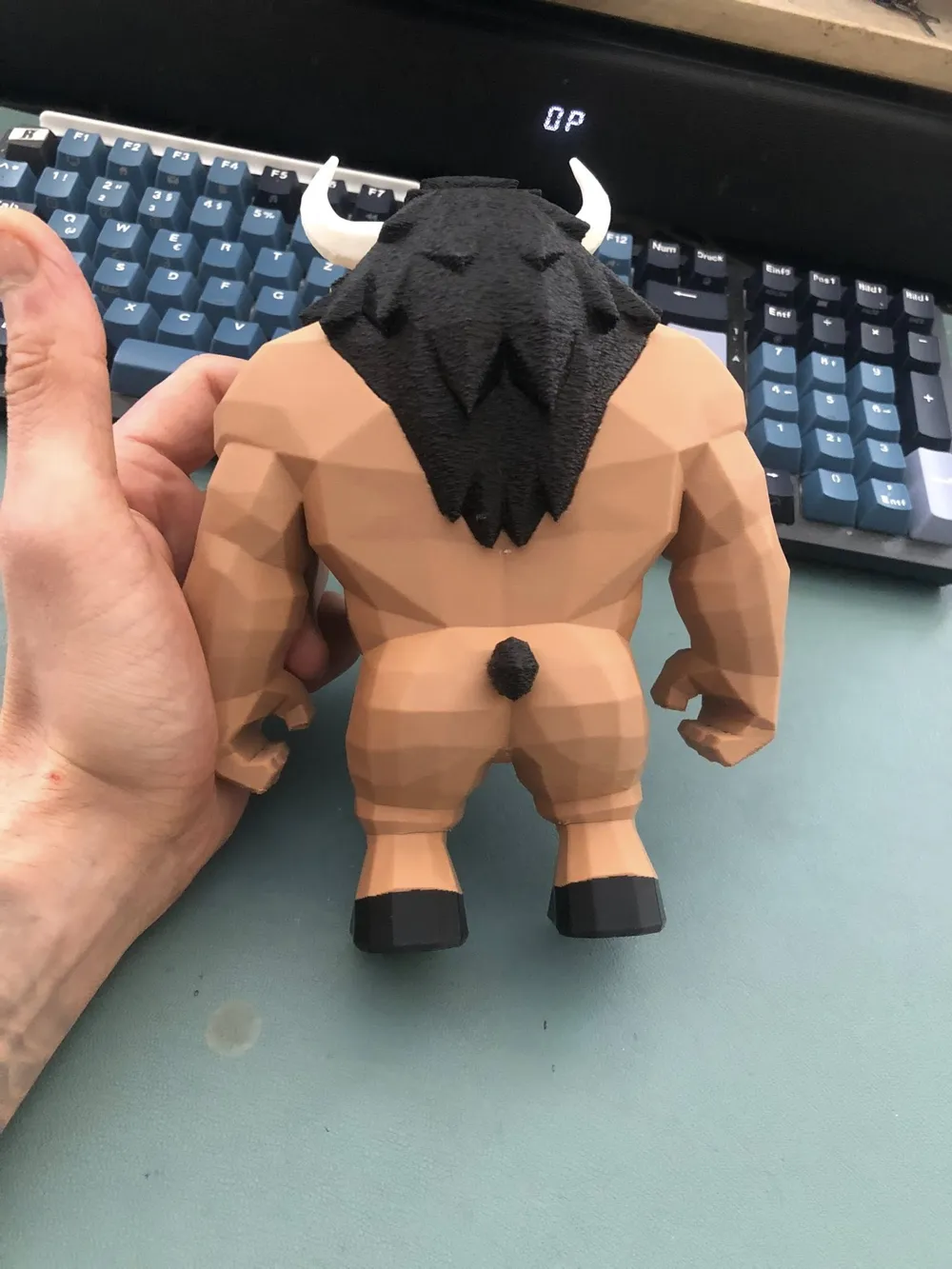 Minotaur greek mythology low poly figure statue by DRCGRAPIX MakerWorld ...