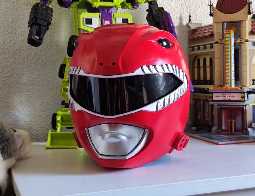 Red Power Ranger Helmet for A1 mini - Free 3D Print Model - MakerWorld