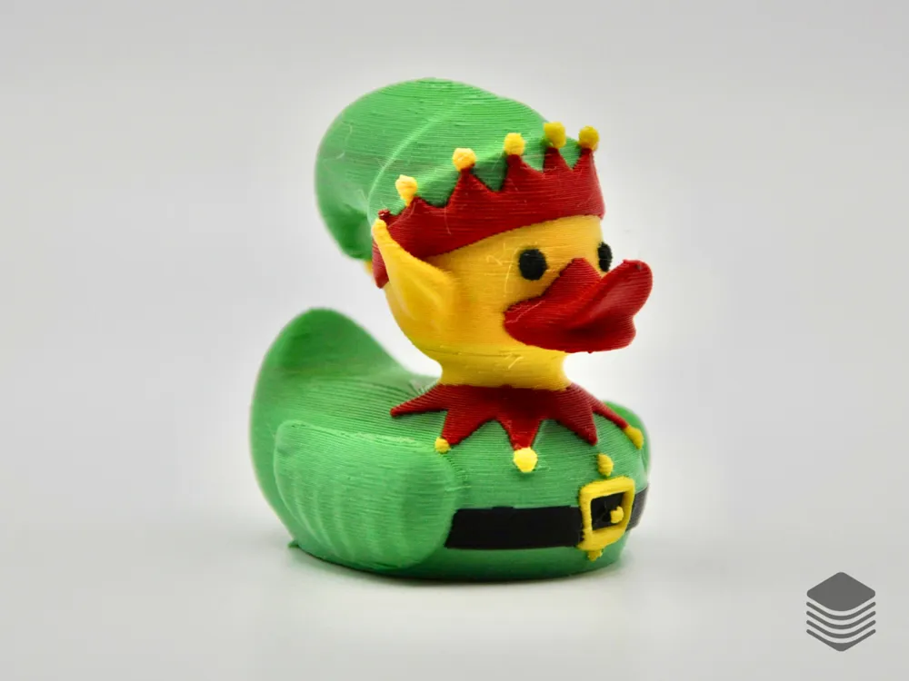 Christmas Elf Duck by The Duck Vault MakerWorld: Download Free 3D Models