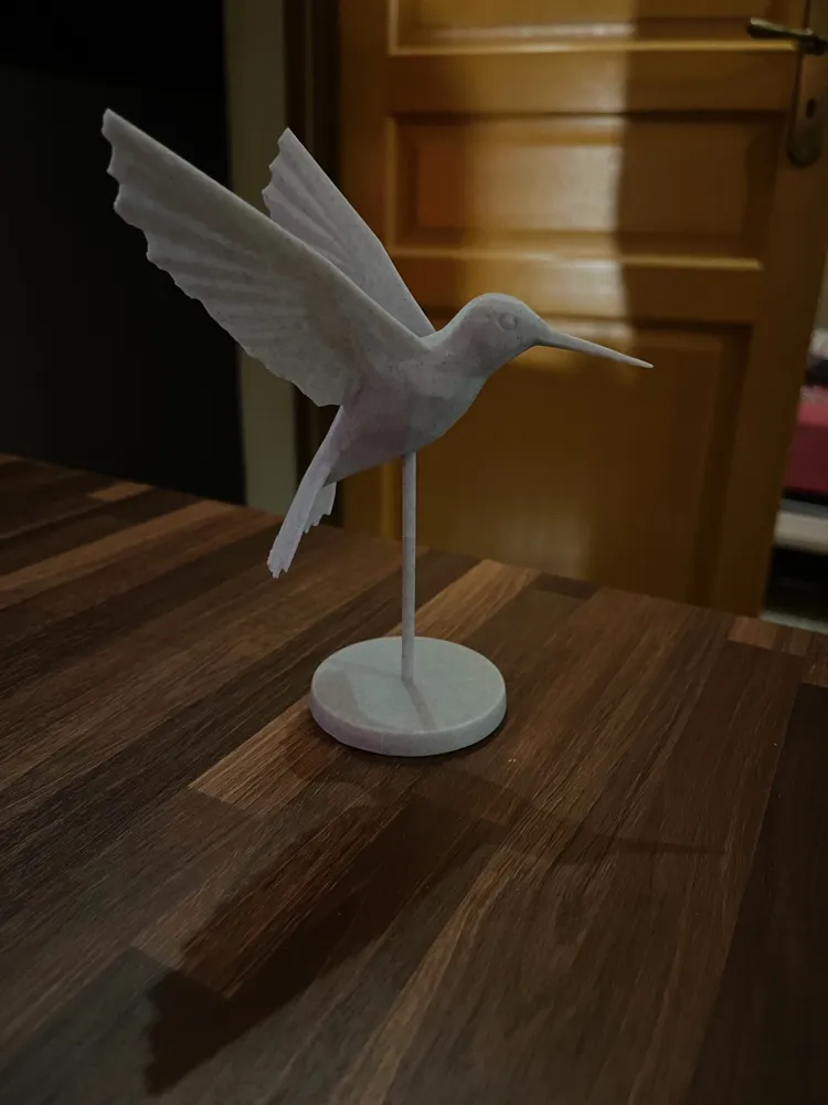 Hummingbird Low Poly - Free 3D Print Model - MakerWorld