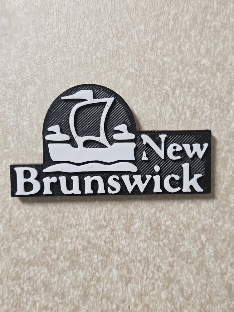 New Brunswick - Fridge Magnet - MakerWorld 3D Model | 3Drop
