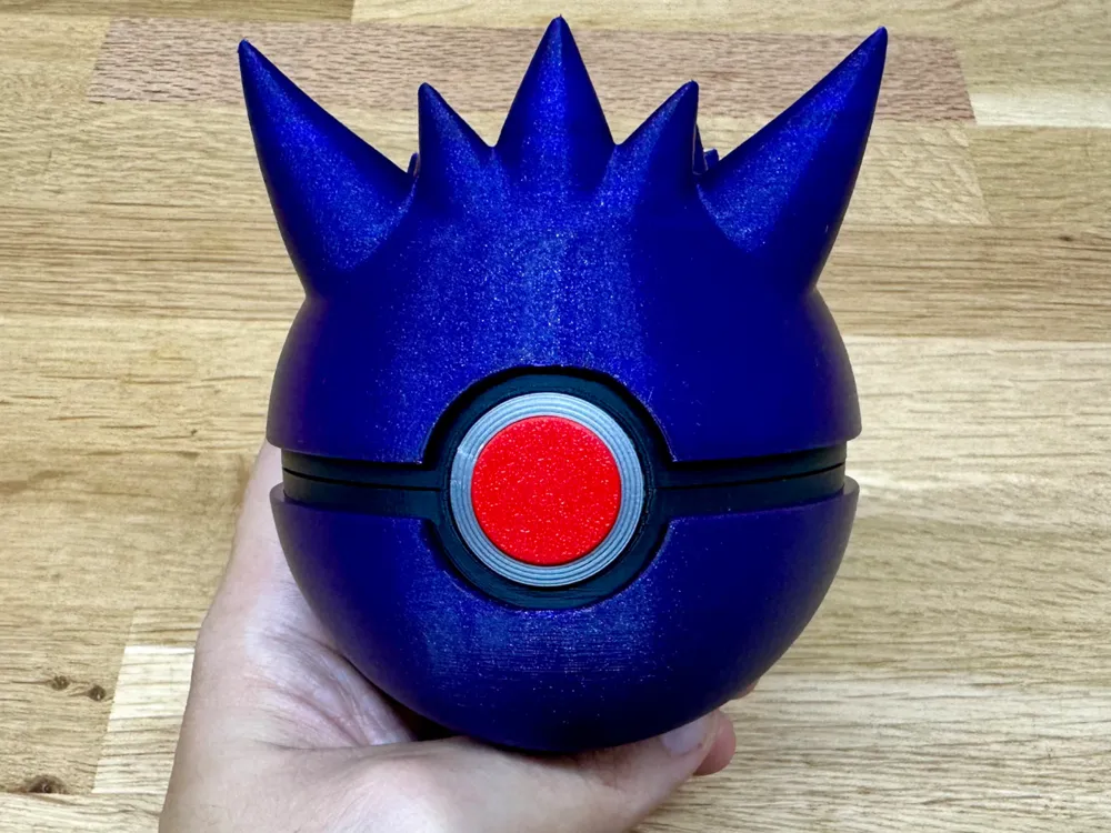 Gengar Ball - Pokemon - Pokeball Functional by Torikami MakerWorld ...